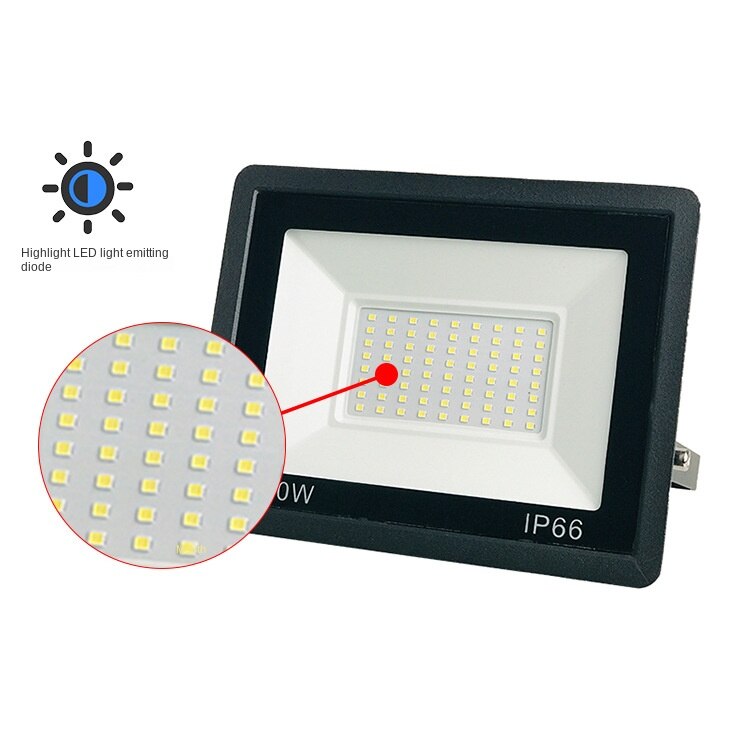 LED outdoor wall mounted spotlight rectangular sha... – Grandado