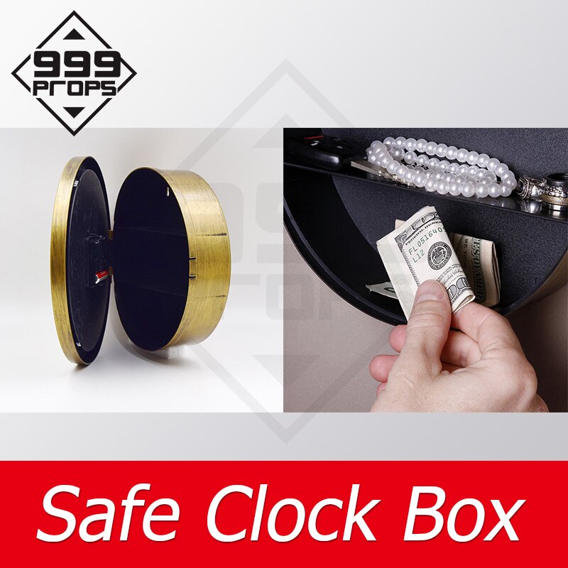 999PROPS wall clock box real life Escape room hide... – Grandado