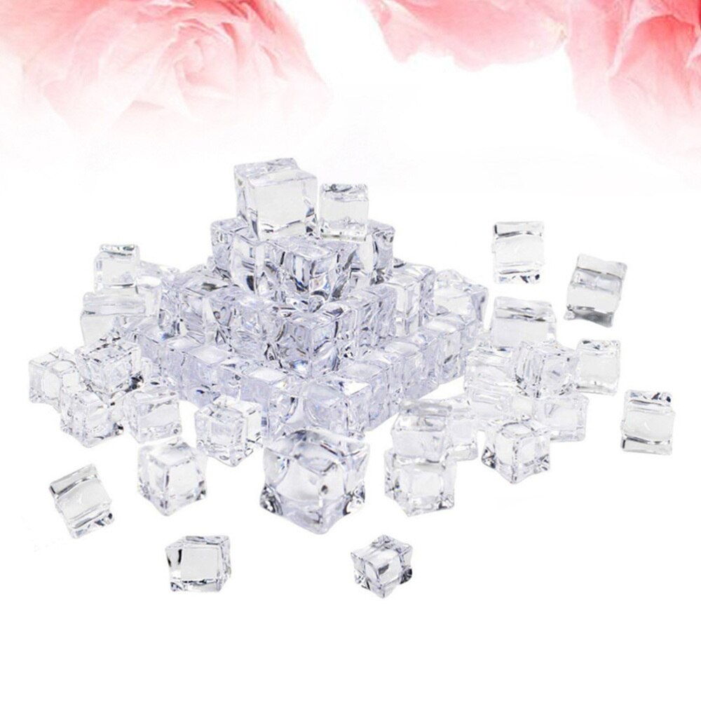 50Pcs 30mm Cube Shape Artificial Acrylic Ice Cubes... – Vicedeal