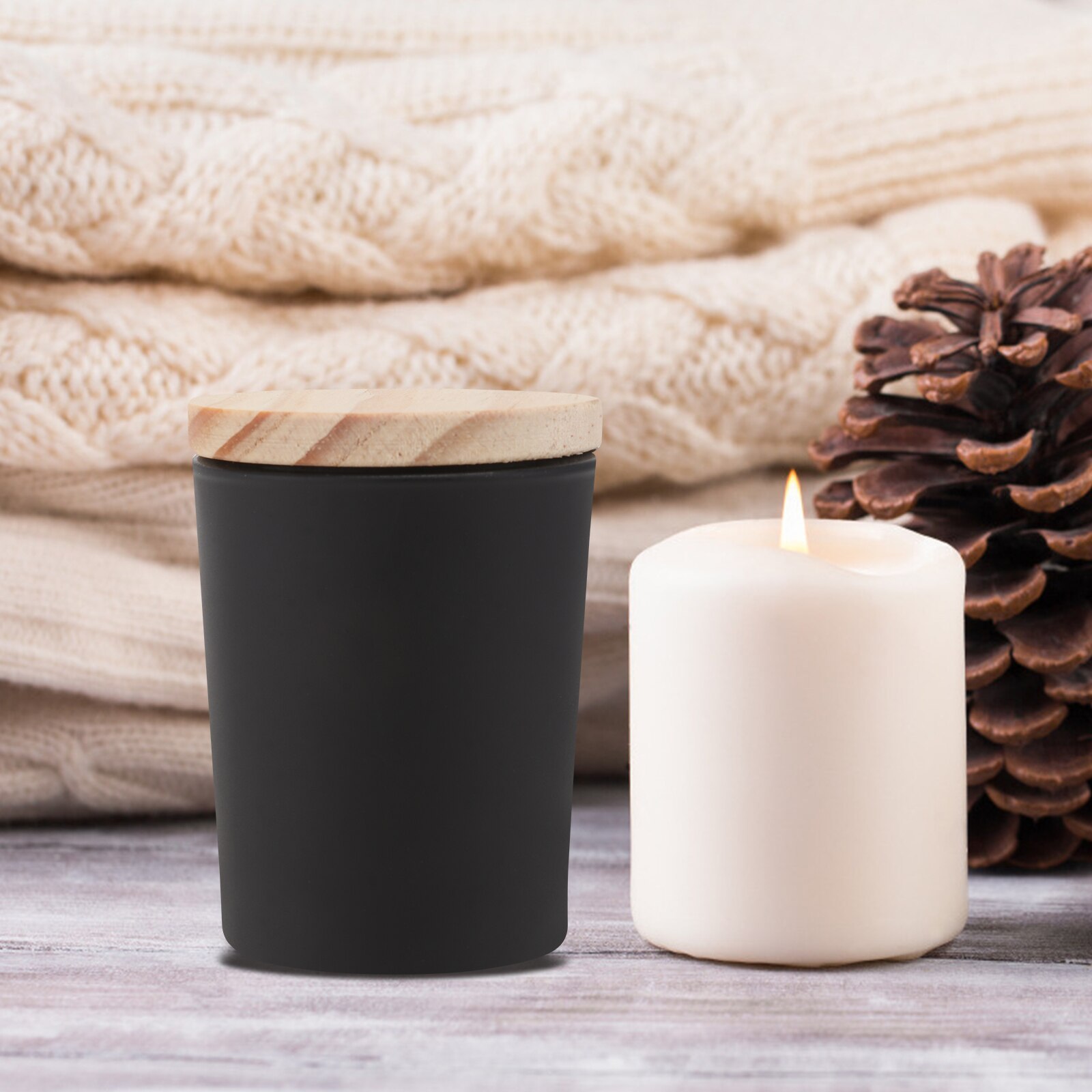 2PCS Empty Candle Cup Simple DIY Candle Container ... – Vicedeal