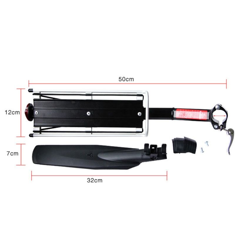 Adjustable MTB Luggage Quick Release Mount Carrier... – Grandado