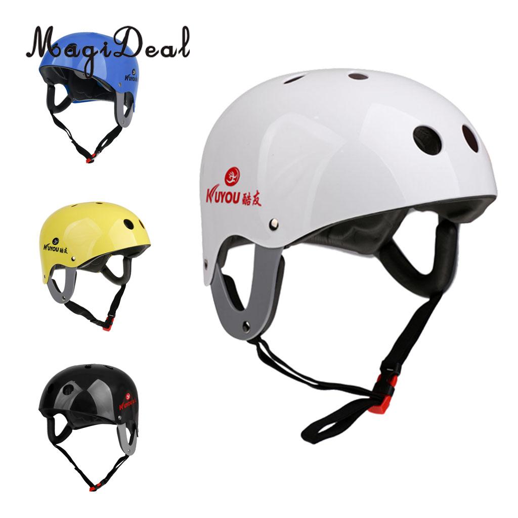 MagiDeal Adjustable Rafting Helmet Kayaking Driftt... – Vicedeal