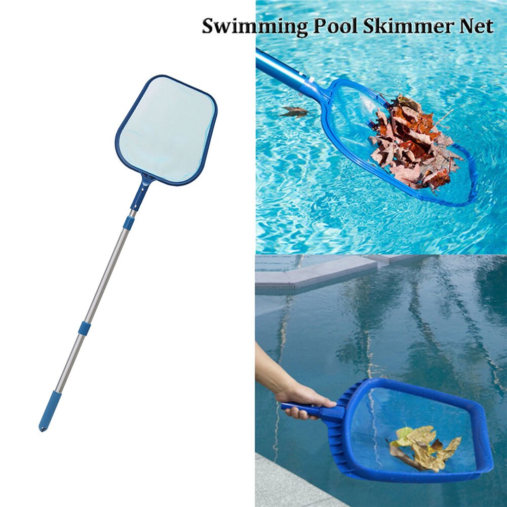 Swimming Pool Leaf Rake Mesh Skimmer Net with Adju... – Grandado