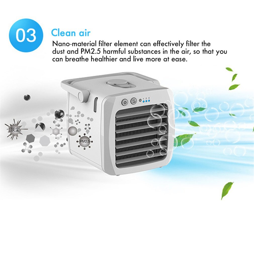 Portable Mini Air Conditioner Water Cooling Fan Ar... – Grandado