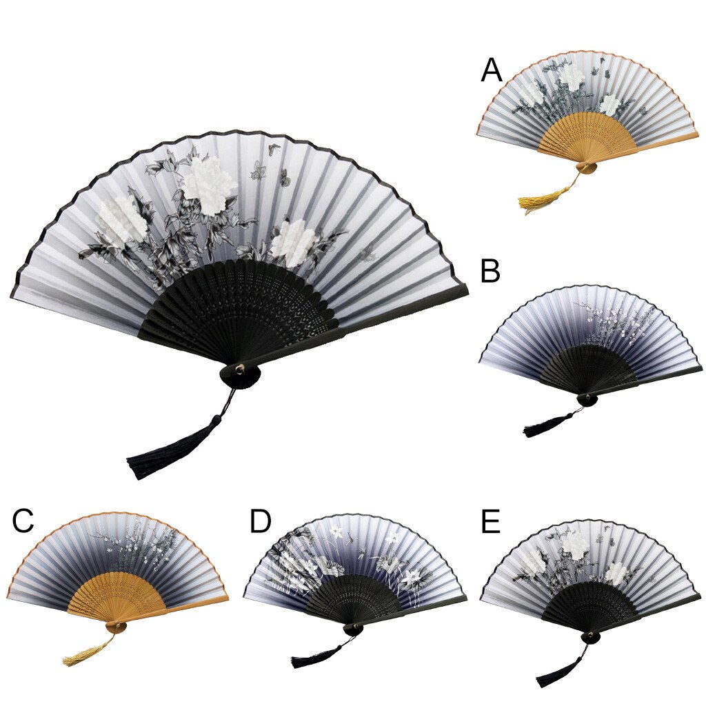 Folding Fans Handheld Fans Bamboo Fans Women's Hol... – Vicedeal