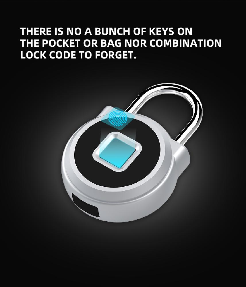 P10 Mini Smart Keyless Fingerprint Lock Waterproof... – Grandado