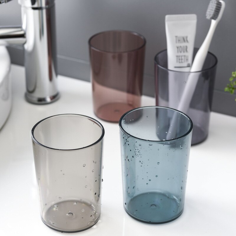1PC Plastic Wash Brush Toothbrush Cup Transparent ... – Vicedeal
