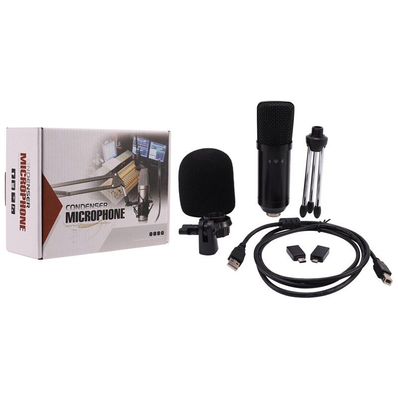 USB Condenser Microphone BM-750USB Wired Microphon... – Vicedeal
