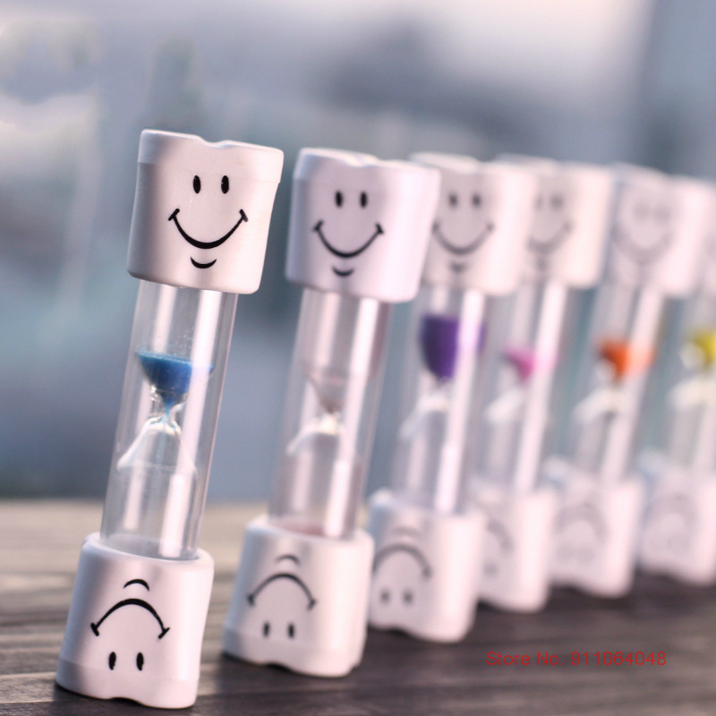 Mini Smiley Glas Zandloper 5 Minuten Tijd Timer Ki... – Grandado