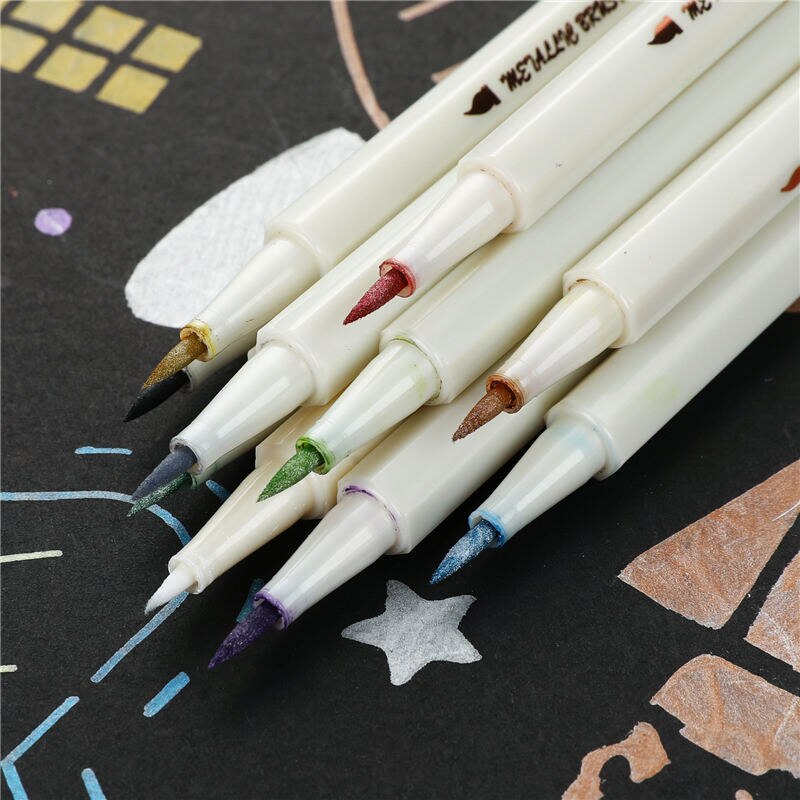 10pcs/lot STA Metallic Marker Pen art painting Dra... – Grandado