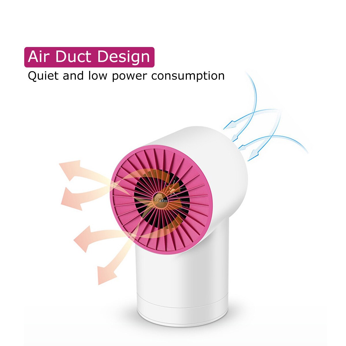 220V 800W Mini Space Heater Small Desktop Fan Shak... – Grandado