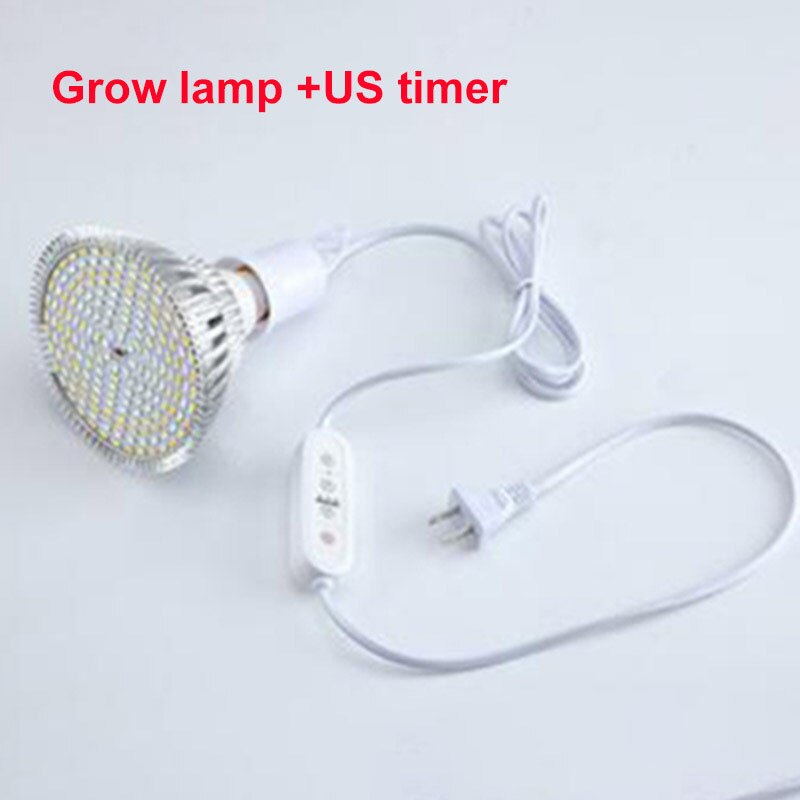 timing 180W led Full Spectrum Plant Grow Light bul... – Grandado