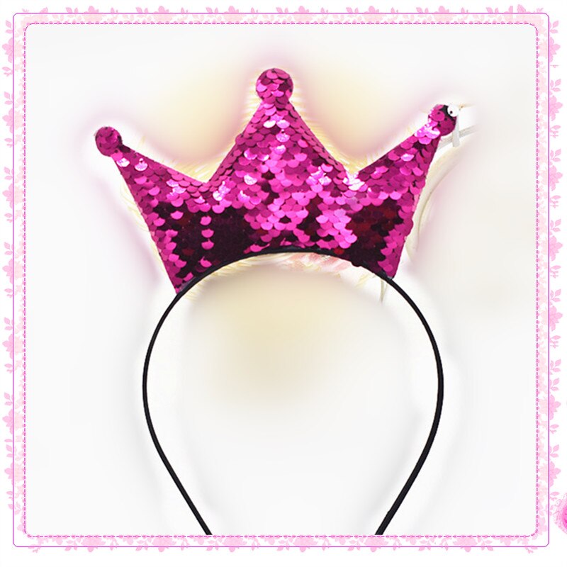 Popular big crown bright piece headband can be tur... – Grandado