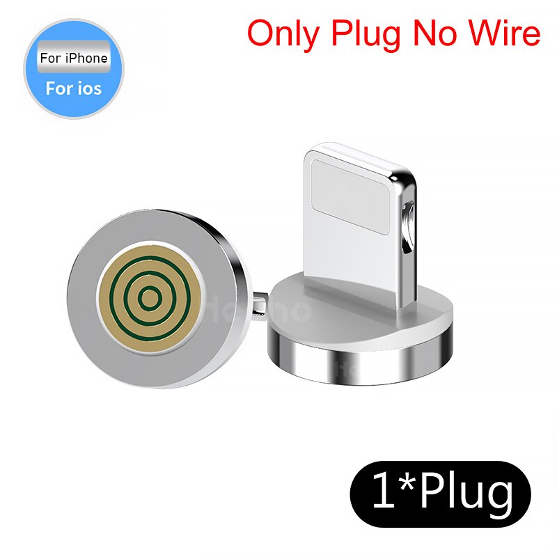 Cable magnético redondo 3A, conector tipo C, Micro... – Grandado