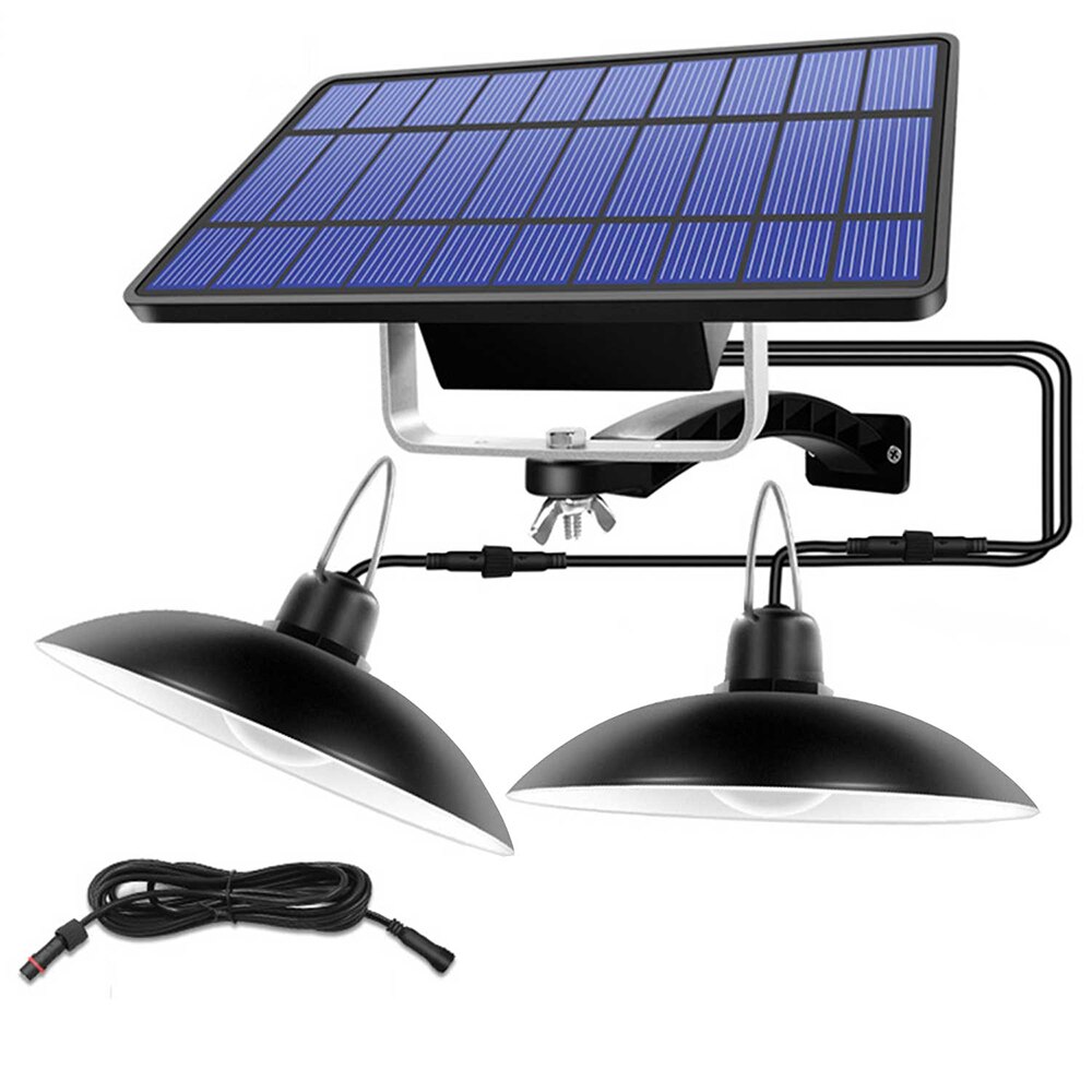 Double Head Solar Pendant Light Outdoor Indoor Sol... – Grandado