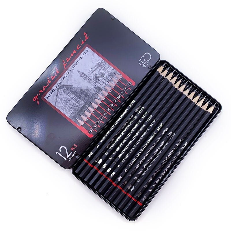 12Pcs 2H-8B Schets Tekening Potlood 2H H F Hb B 2B... – Vicedeal