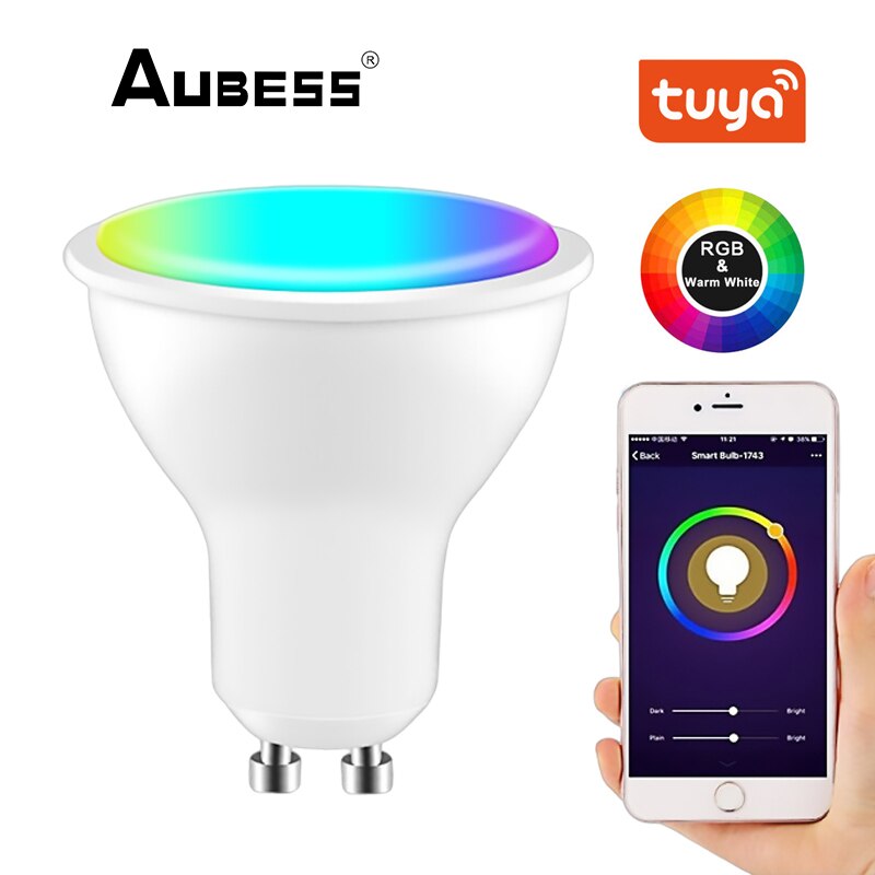 WiFi Smart LED Bulb Tuya Smart Gu10 Bulb For Smart... – Grandado
