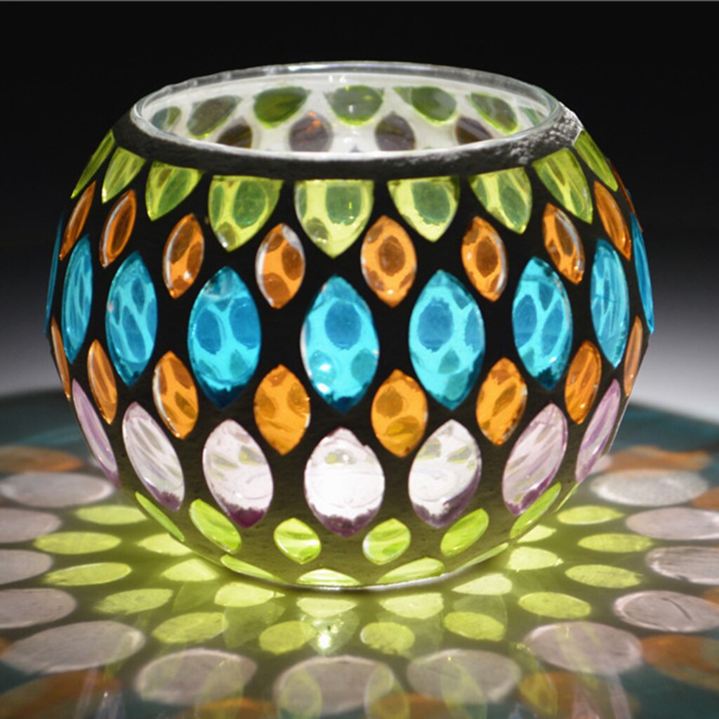 Assorted Color Round Clear Vitreous Glass Mosaic T... – Vicedeal