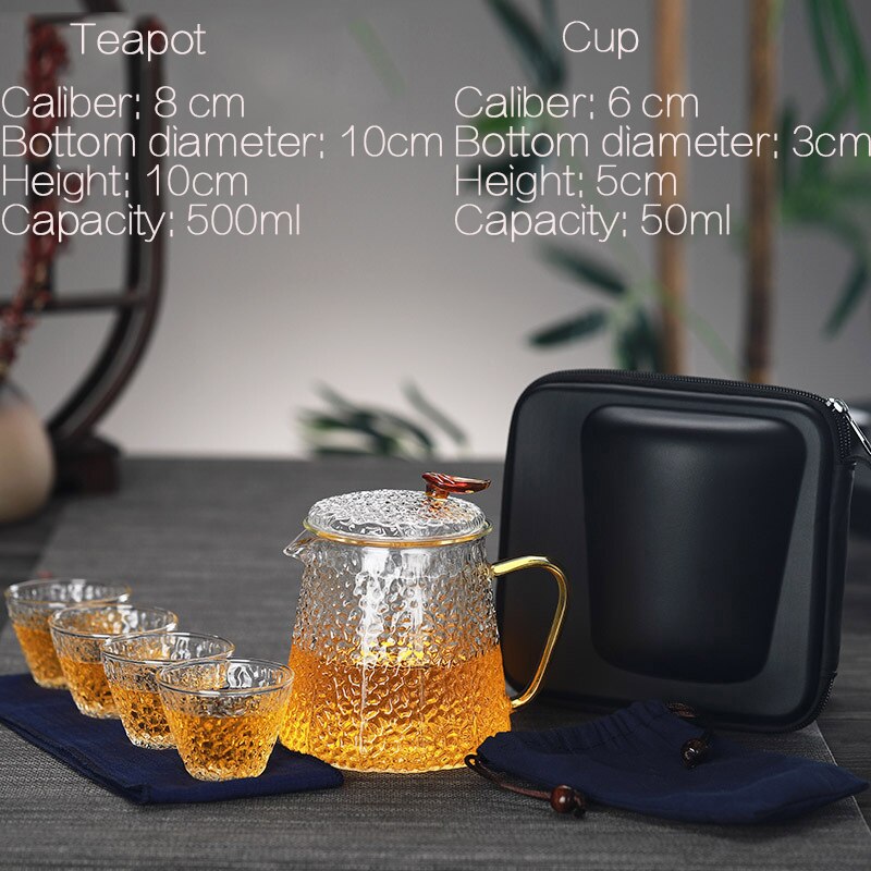 Flower tea coffee glass teapots gaiwan teacups one... – Grandado