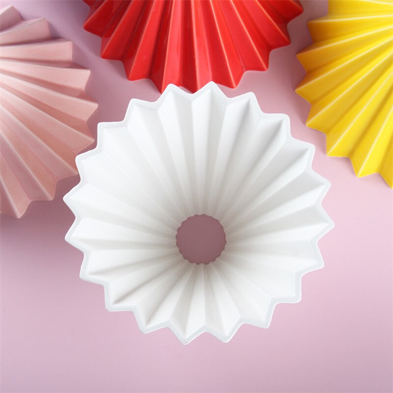 European Ceramic Origami Style V60 Filter Cup Coff... – Vicedeal