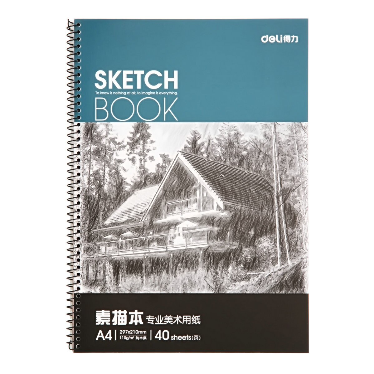 Deli Art Supplies Artists Sketch Books A4 B5 110g ... – Grandado
