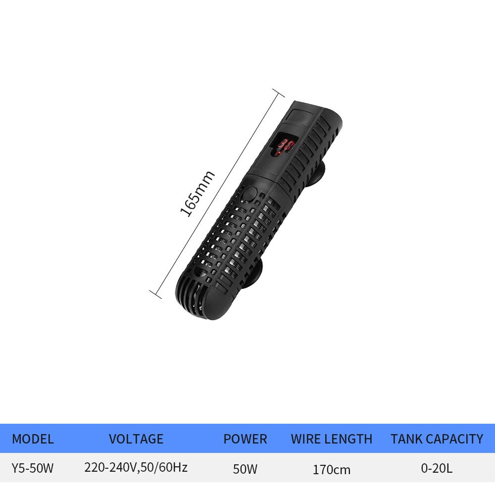 Fish tank heating rod with digital display tempera... – Grandado