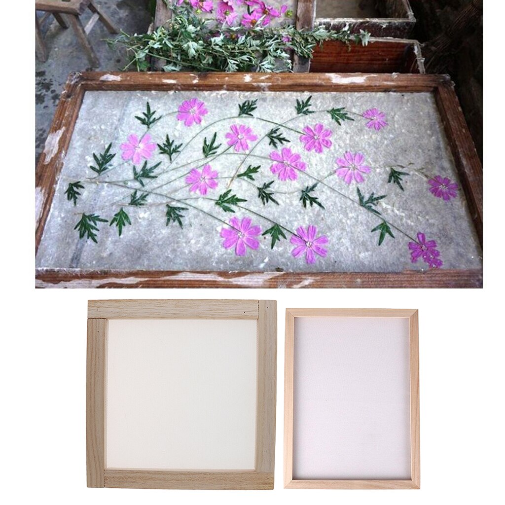 Retro Paper Making Kit Mould Screen Frame DIY Drie... – Grandado