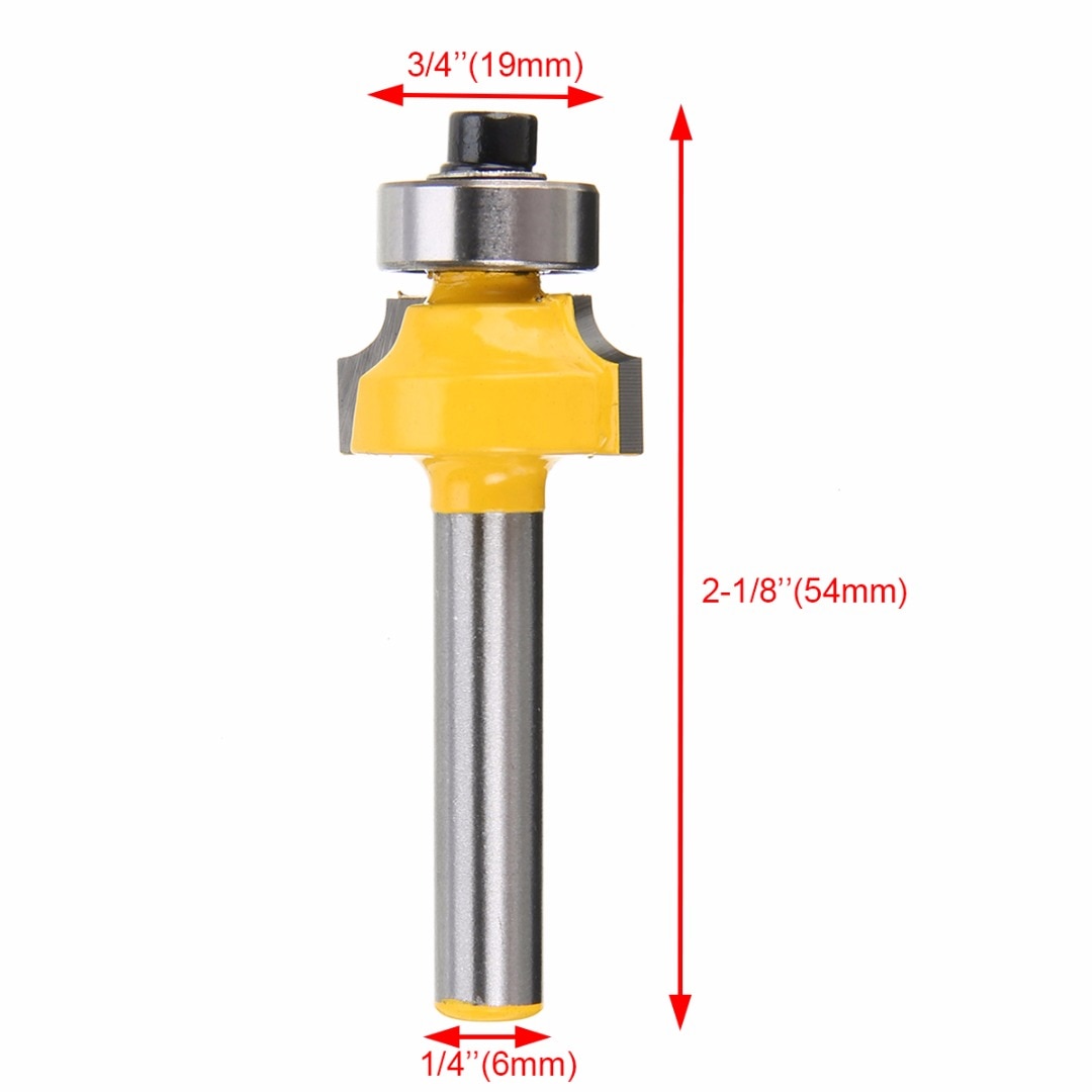 1pc Carbide Round Over Edging Router Bit Mayitr 1/... – Vicedeal
