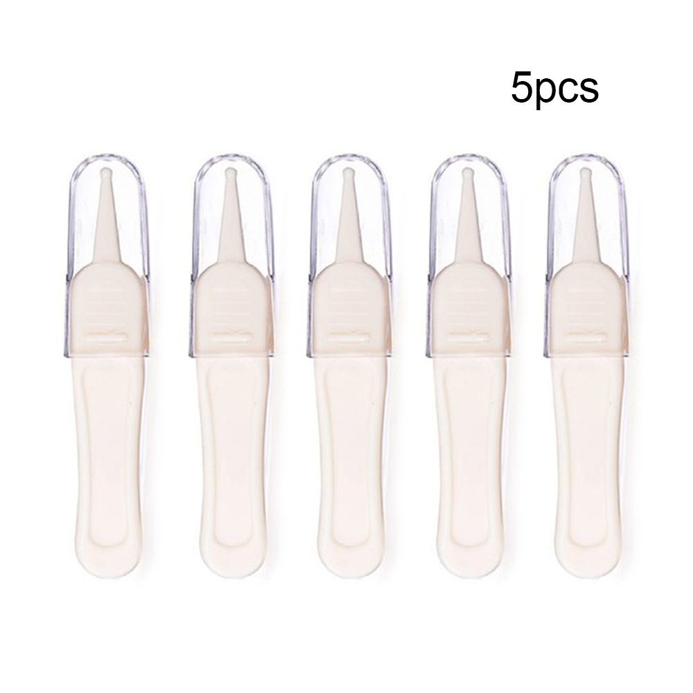 5PCS Baby Care Ear Nose Navel Cleaning Tweezers Sa... – Grandado