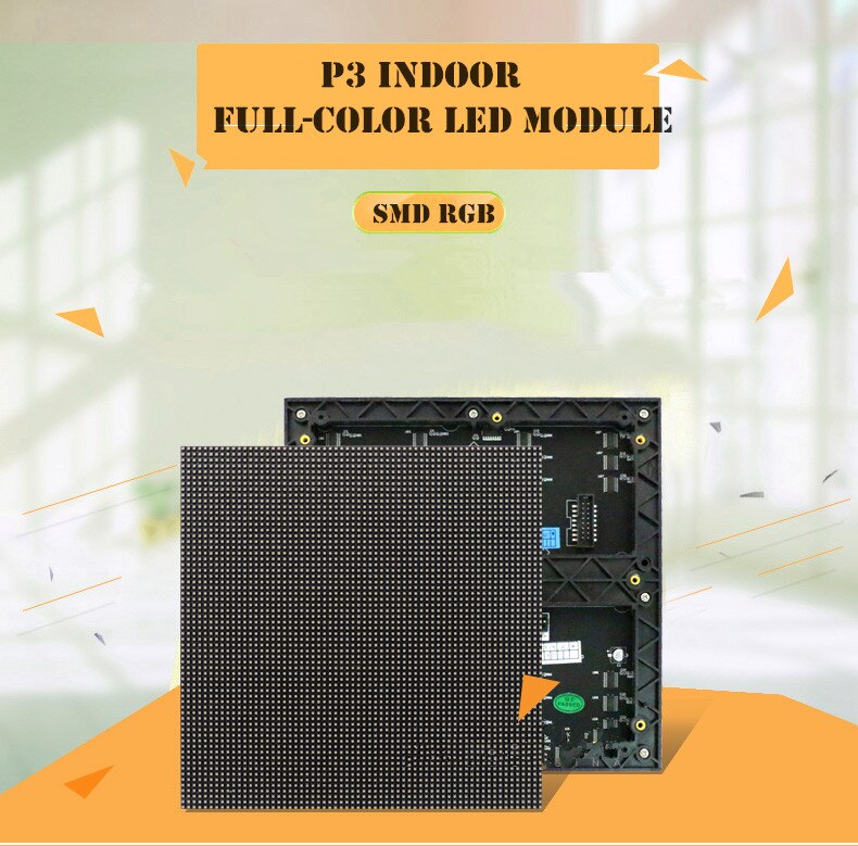 P3 indoor full color led module,1/16 Scan 3in1 RGB... – Grandado