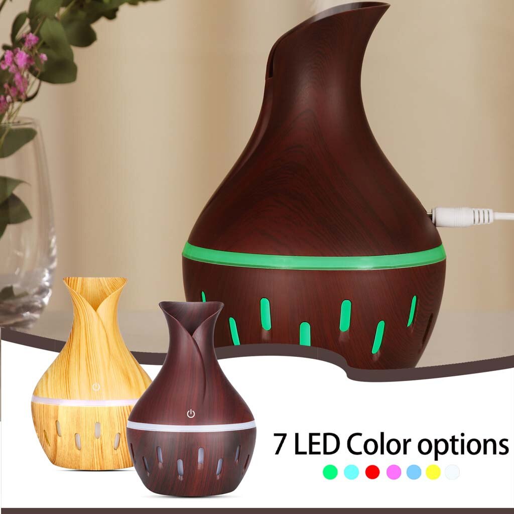 USB humidifier Electric oil Aromatherapy wood grai... – Vicedeal
