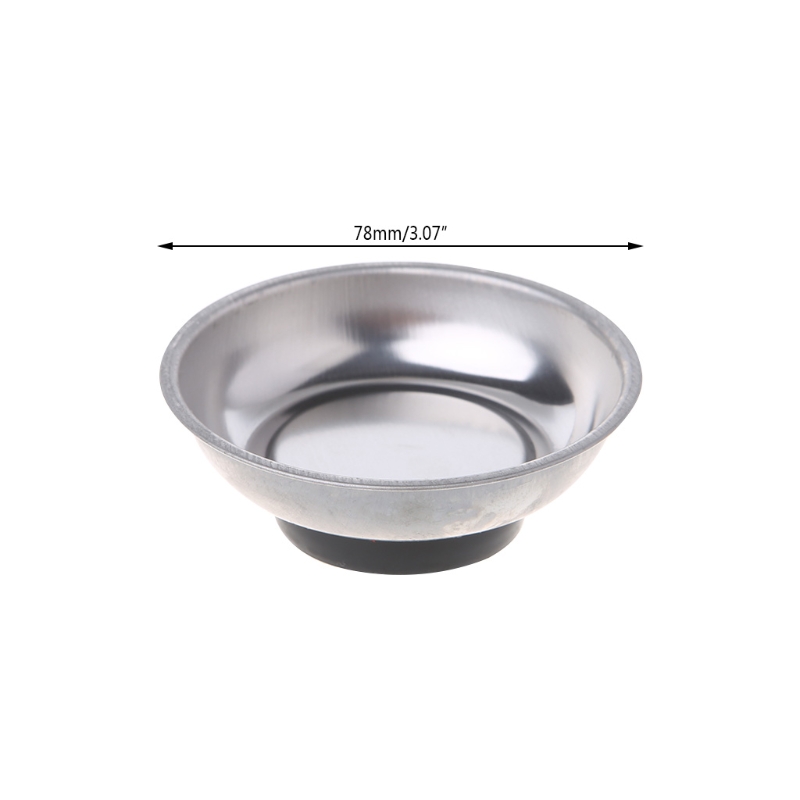 Round Magnetic Parts Tray Bowl Dish Stainless Stee... – Vicedeal