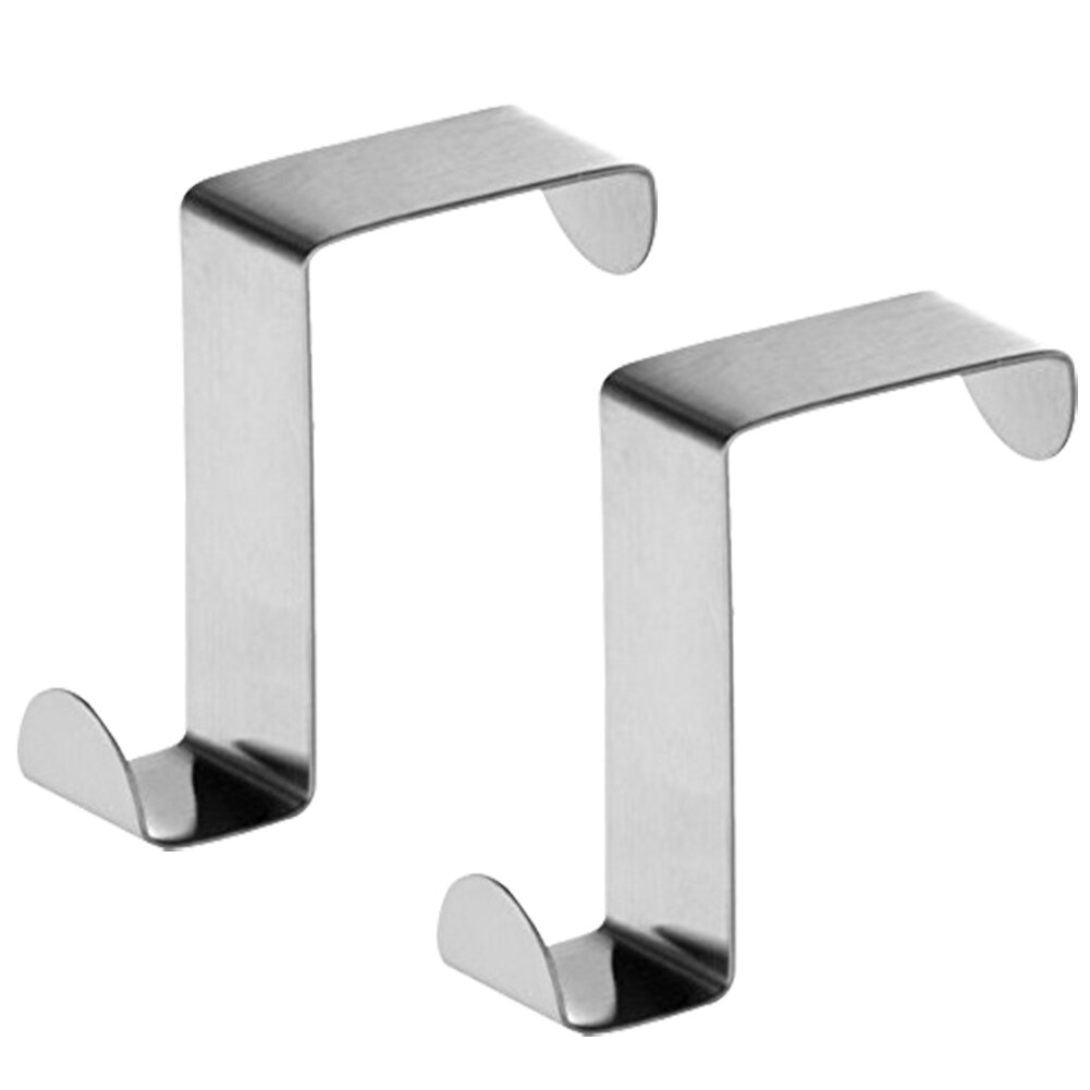 Tøj krog tilbage rustfri dør rack type stål krog o... – Vicedeal