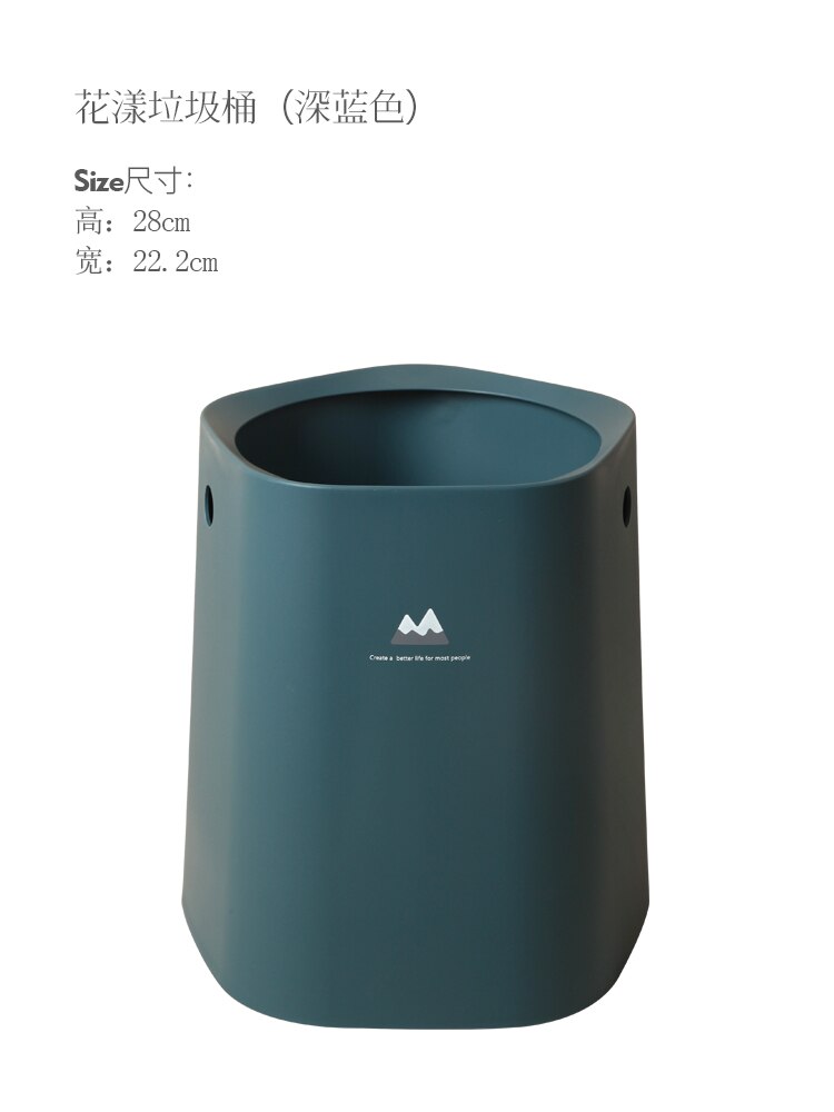 Nordic Moderne Afval Bin Plastic Grote Capaciteit ... – Grandado