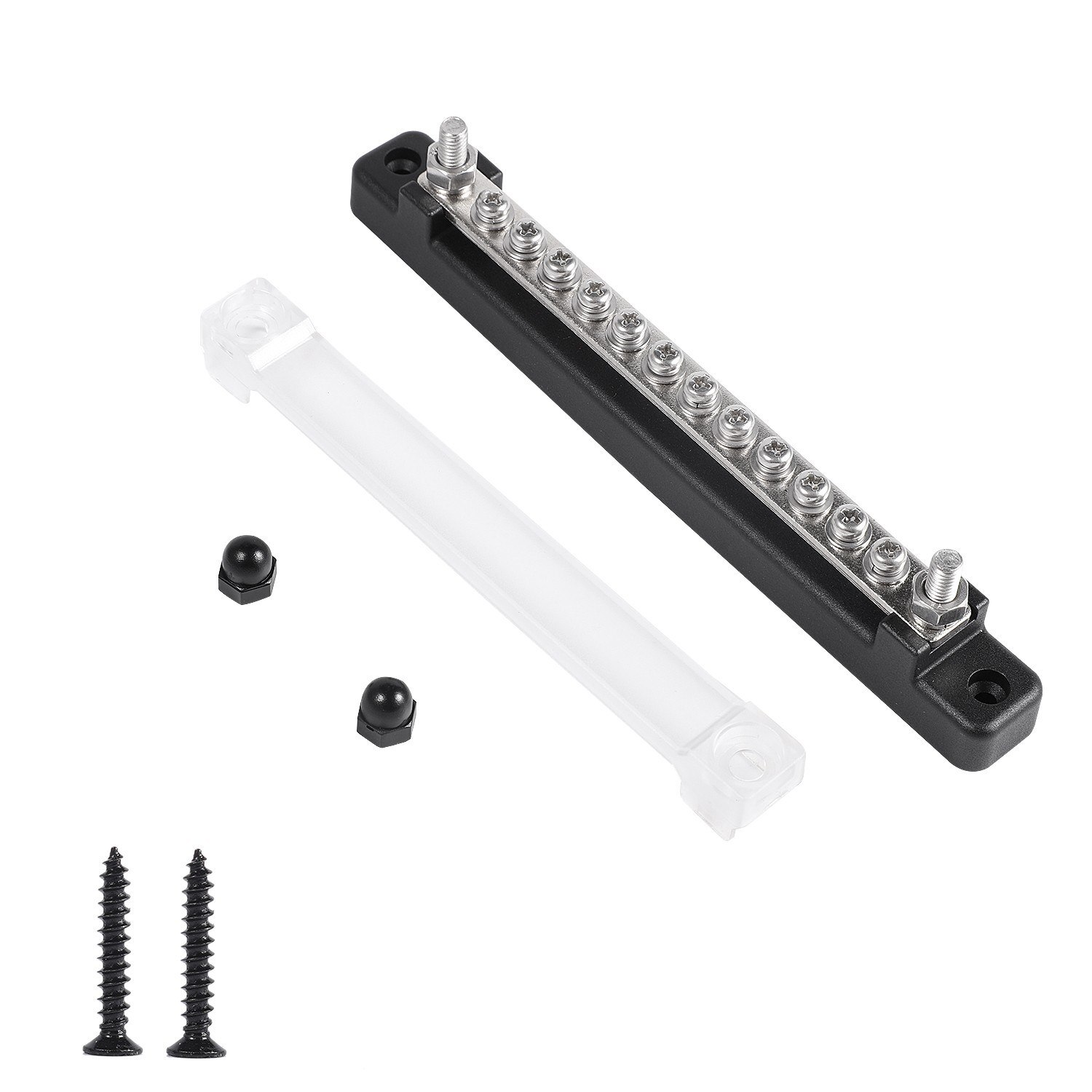 12 Terminal 130A/150A Rail Blok & Cover Voor Auto ... – Grandado