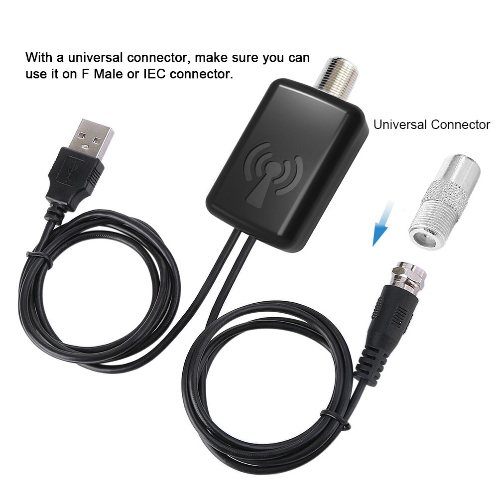 HDTV023 25dB Indoor Digital TV Aerial Digital HDTV... – Grandado