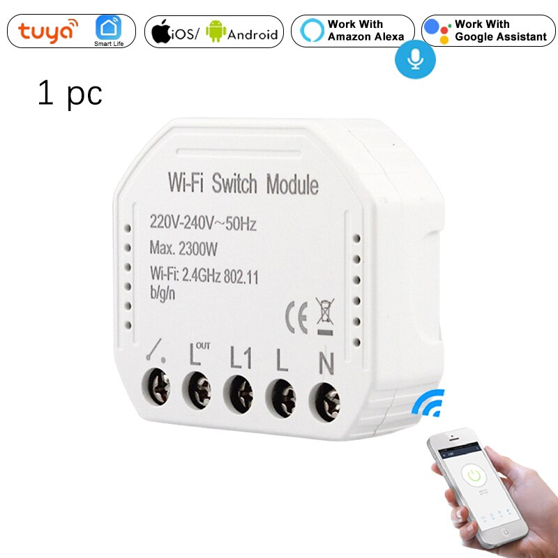 DIY WiFi Smart Light Switch Module Breaker, Smart ... – Grandado