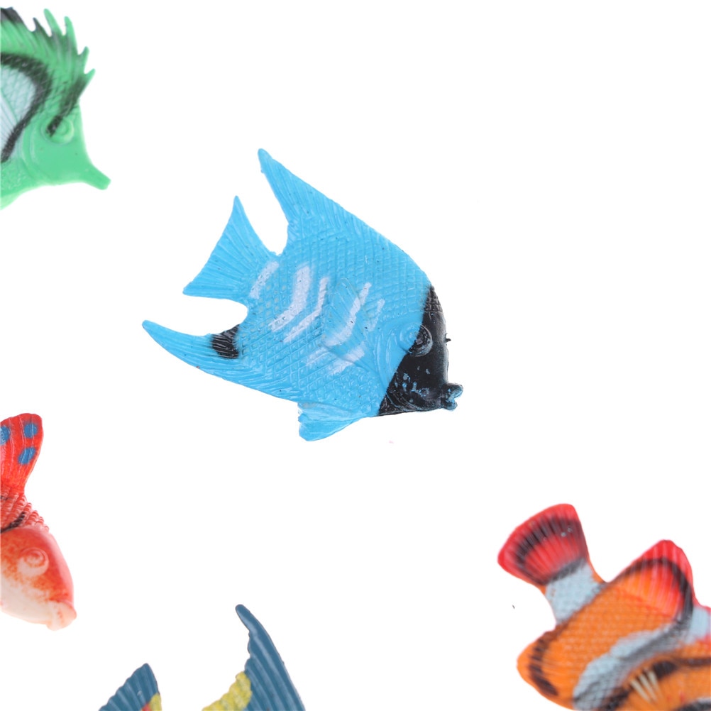 12 pcs Tropical Ocean Fish Pet Figures Toy PVC Poo... – Grandado