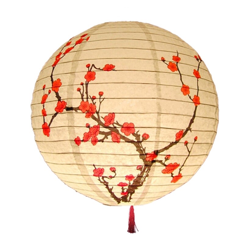 30cm Round Paper Lantern Lamp Shade Chinese Orient... – Vicedeal