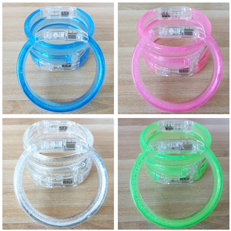 LED Flashing Wrist Bubble Band Bracelet Arm Band B... – Vicedeal