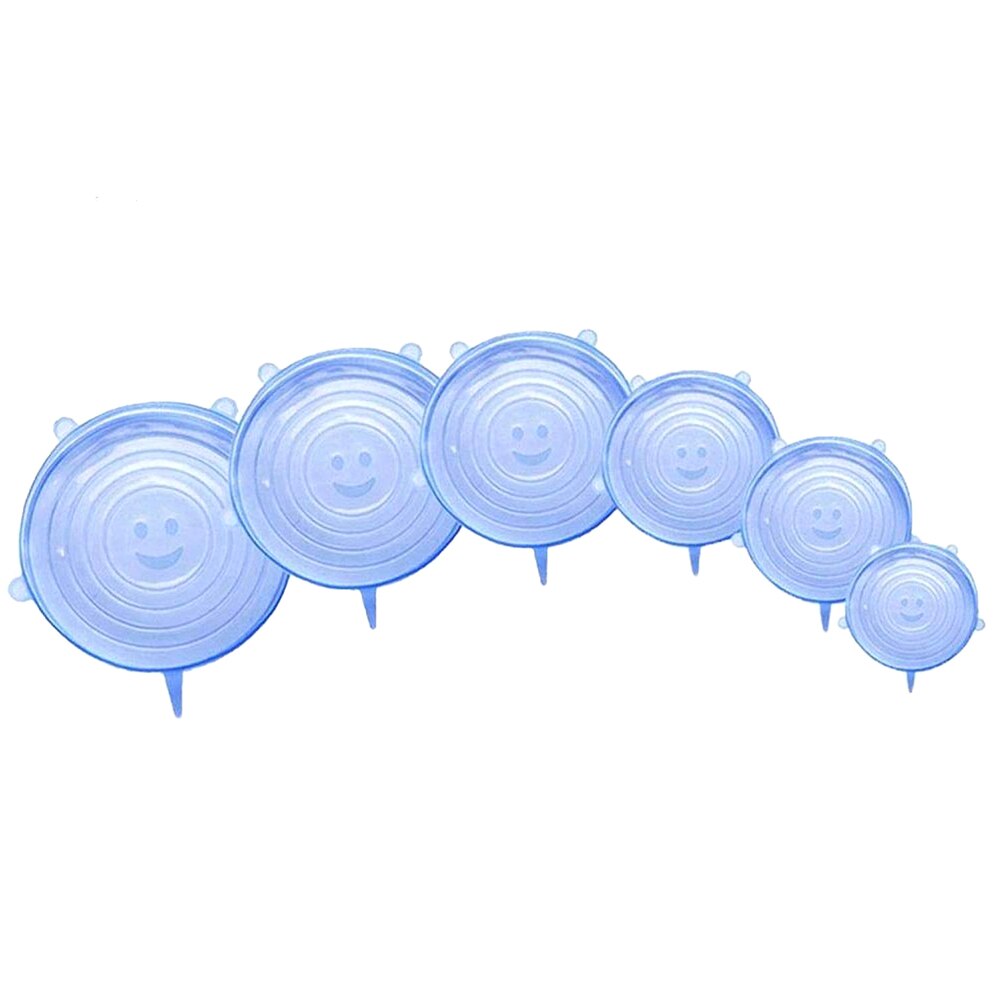 6Pcs Silicone Fresh-keeping Cover Stretchable Mult... – Vicedeal