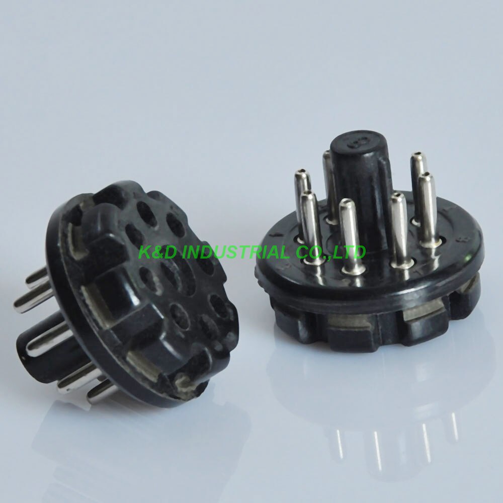 4pcs 8Pin Bakelite tube socket Octal Pin Plug Base... – Grandado