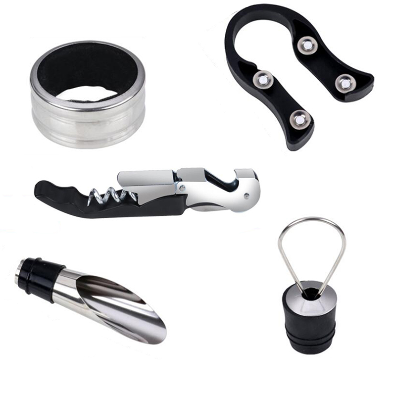Wijn Opener Kit Set Inclusief 5 Pcs Tool Rvs Wijn ... – Vicedeal