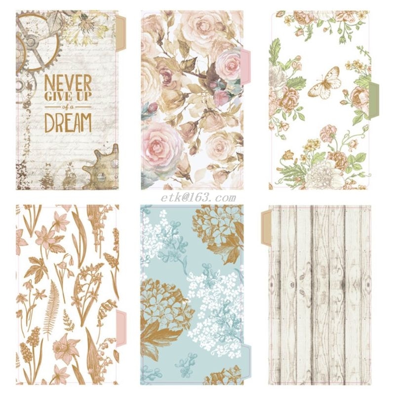 1 sæt a5 a6 løse blade notesboksdeler 6 hul inde... – Grandado