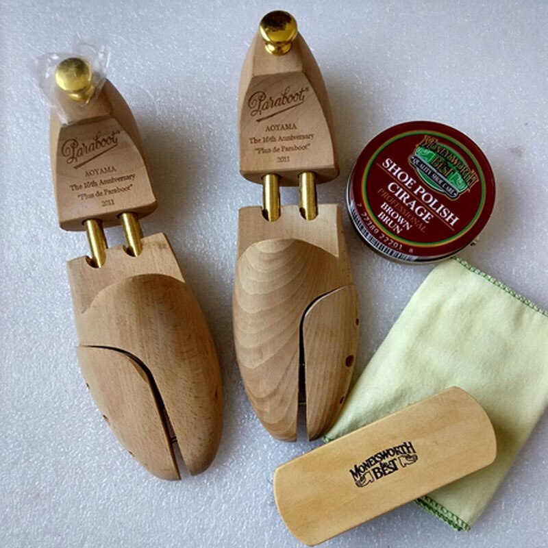 1 Pair Natrual Beech Wooden Shoe Tree Stretcher Sh... – Vicedeal