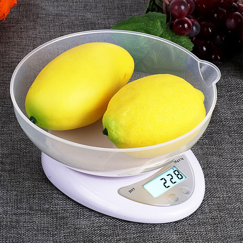 Electronic Digital Kitchen Food Scale 5kg 5000g/1g... – Grandado
