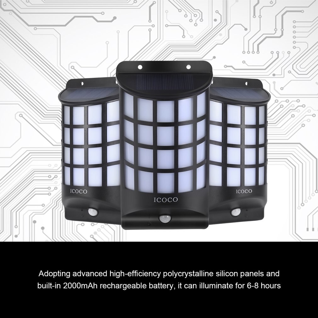 Icoco Intelligent Safety Led Solar Sensor Light Mo... – Grandado