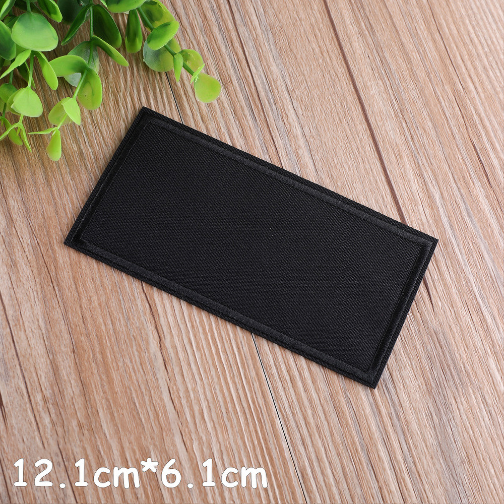 10 Stuks Zwart Wit Ijzer Op Patch Rechthoek Voor K... – Vicedeal
