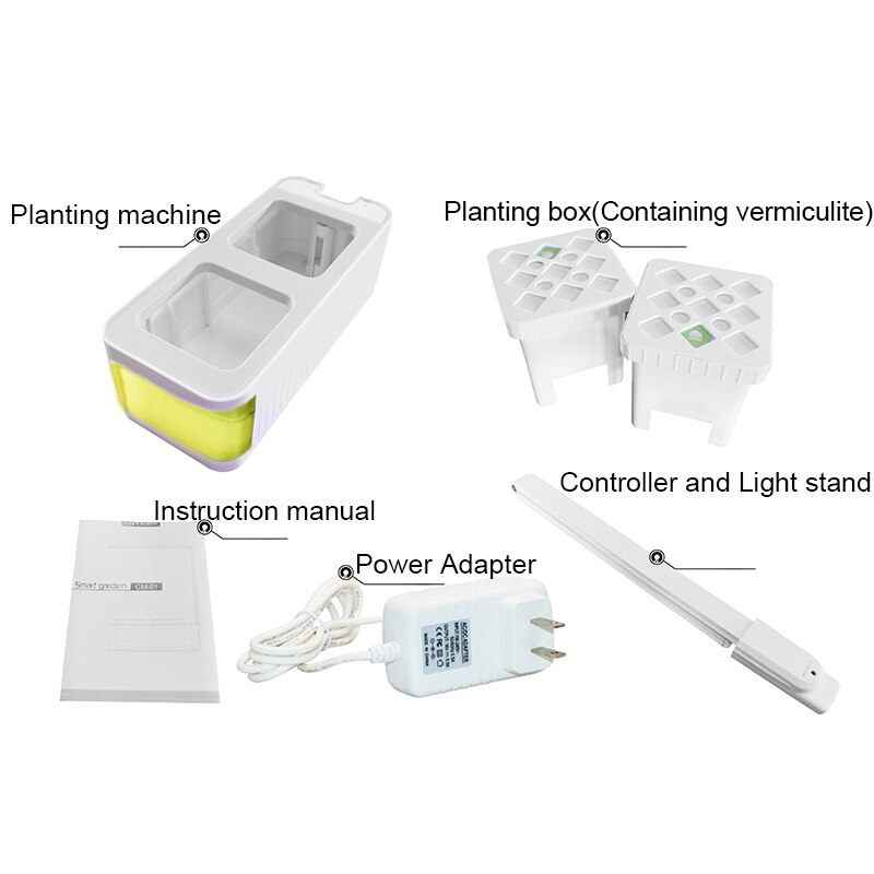 Smart Herb Garden Kit LED Grow Light Hydroponic Gr... – Vicedeal