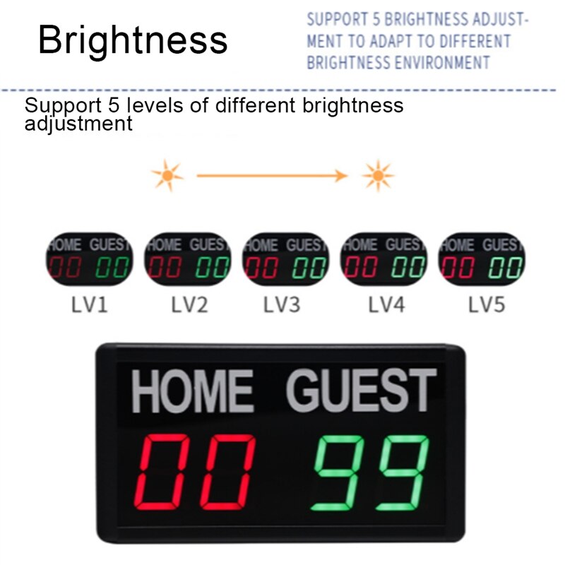 -Score Keeper, Electronic Scoreboard, Digital Scor... – Grandado